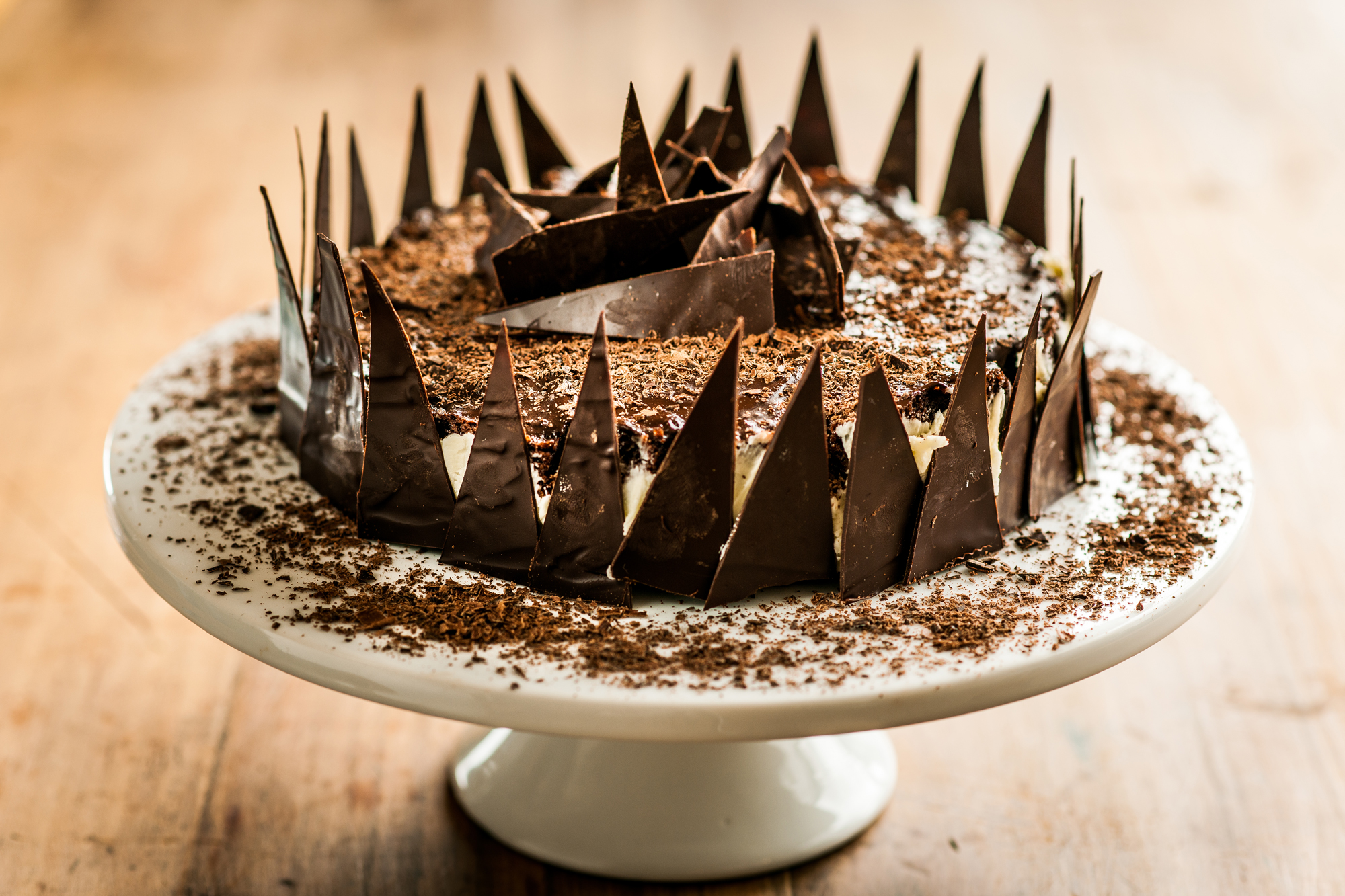 Chocolate and Almond Crown Cake - Graham's Family Dairy
