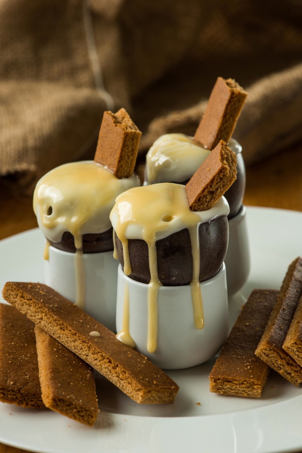 Gingerbread Soldiers with Passion Fruit Eggs - Graham's Family Dairy