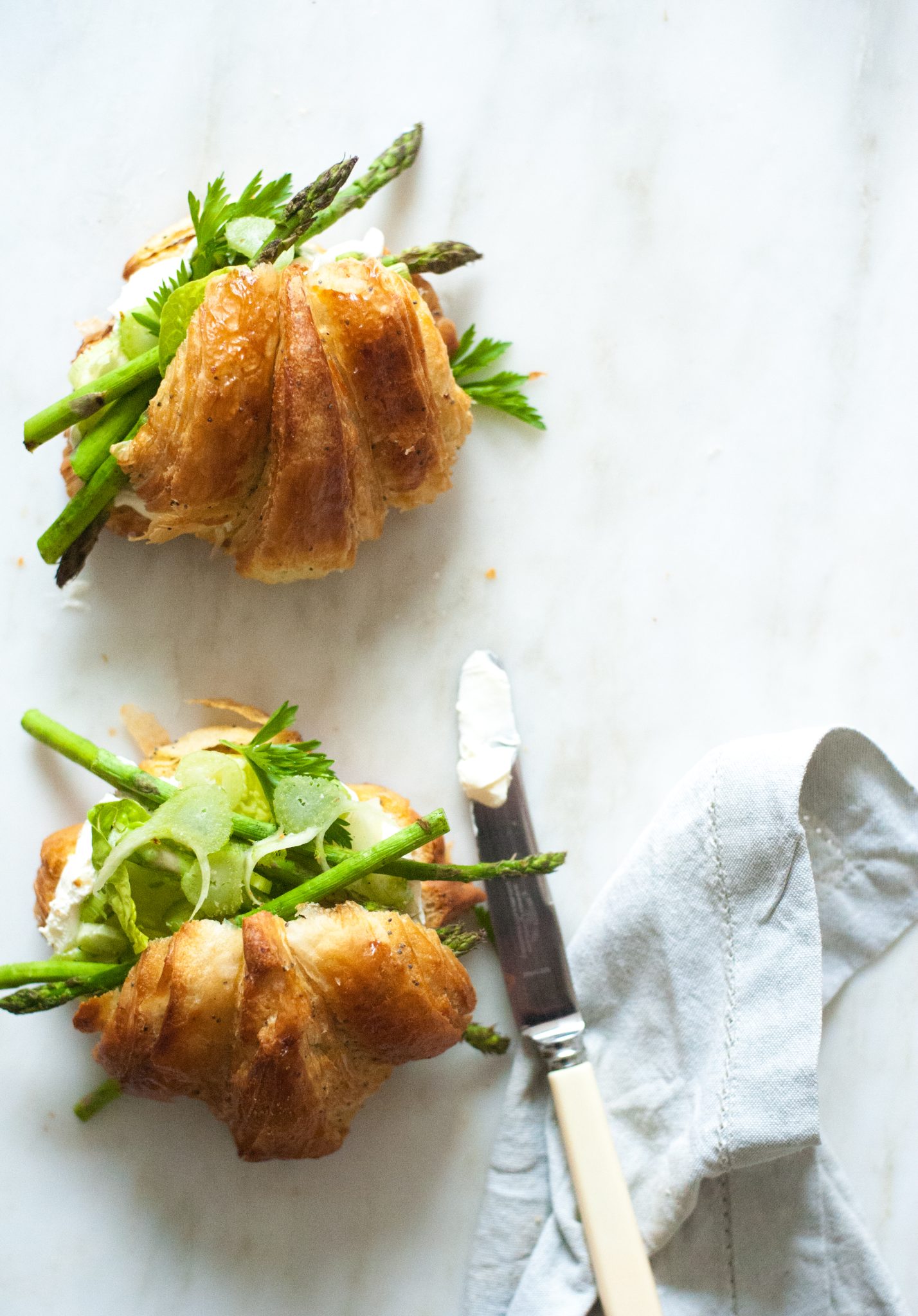 Poppy Seed and Asparagus Croissant - Graham's Family Dairy