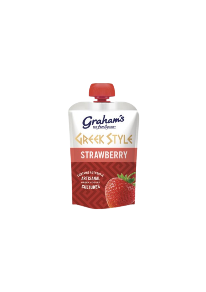 Greek Yogurt Pouch - Strawberry - Graham's Family Dairy